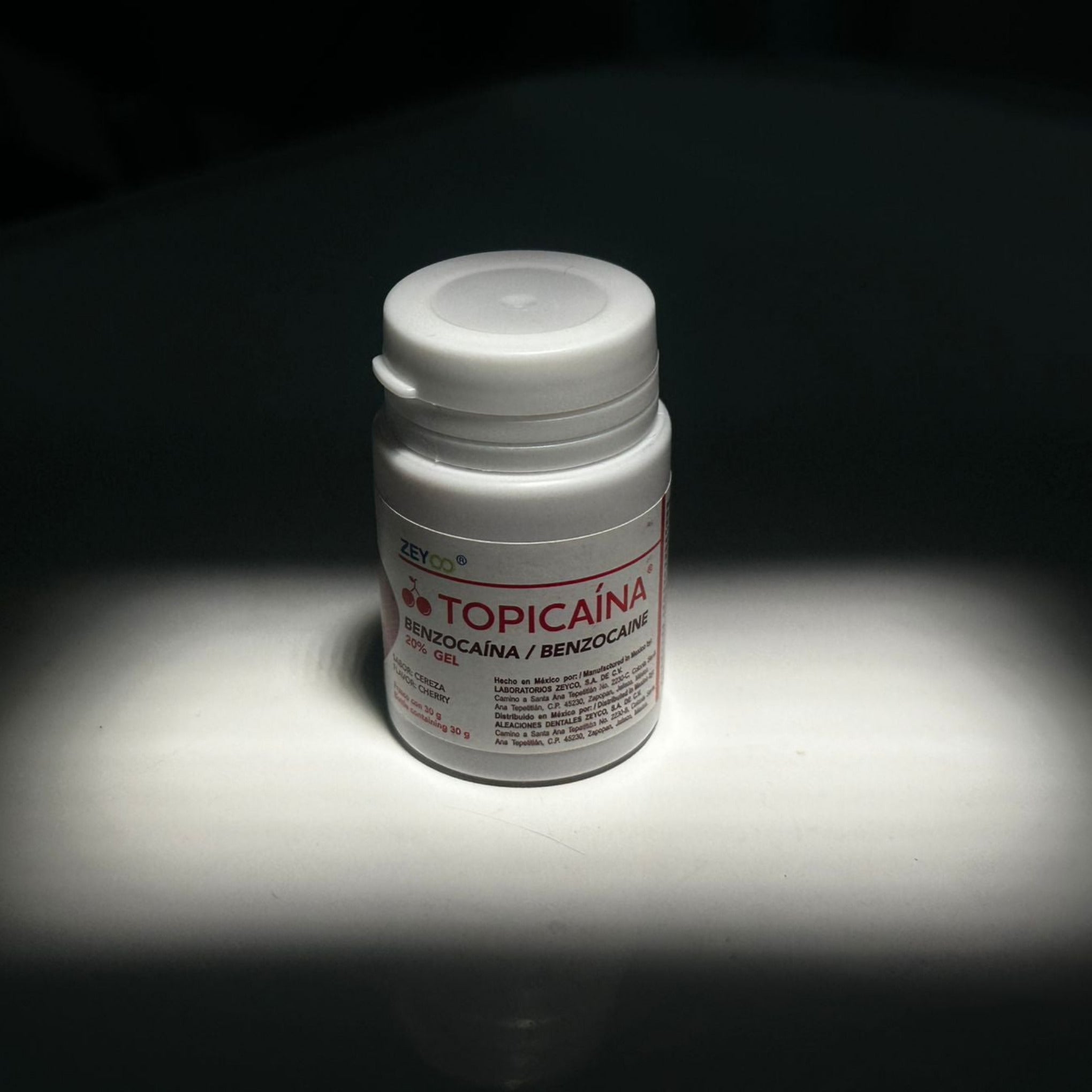 TOPICAINA ZEYCO: Alivio con Benzocaína 20% – Dentina