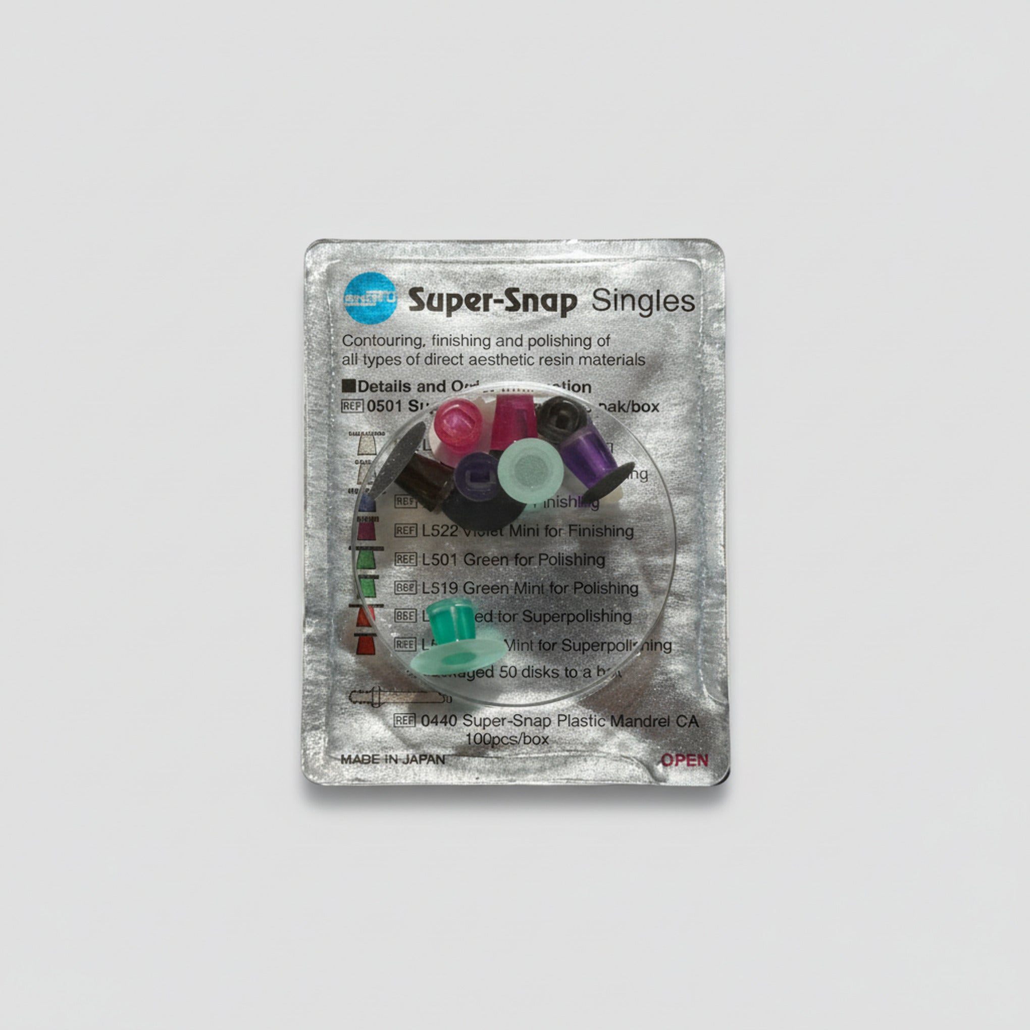 Discos shofu super snap single paq/8 – Dentina