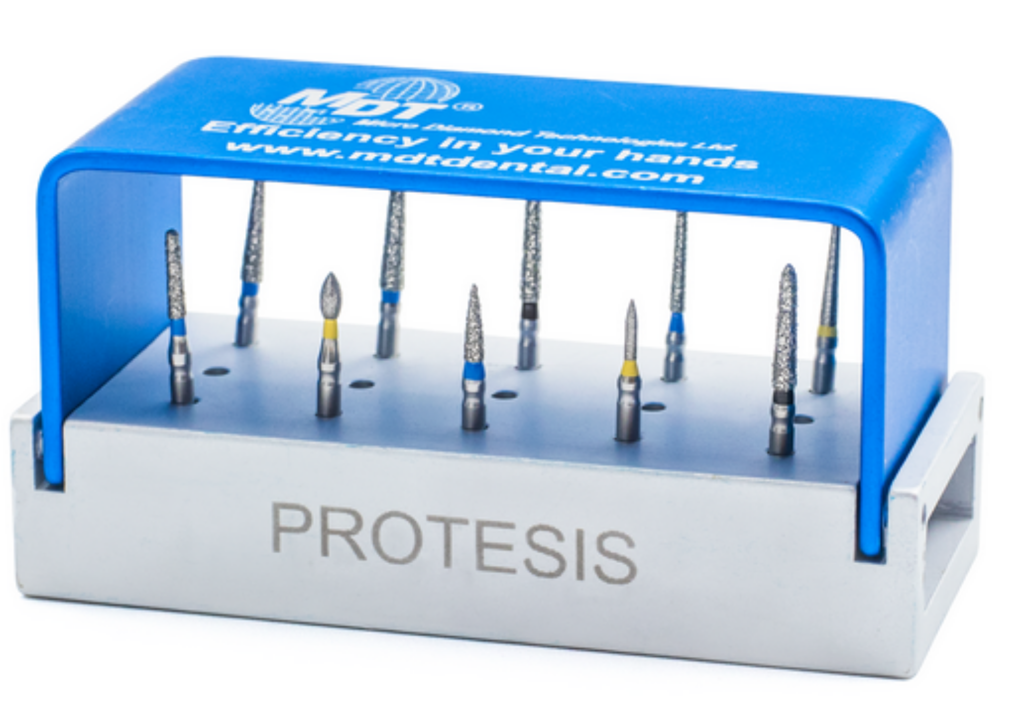 Kit de protesis c10 fresas mdt – Dentina